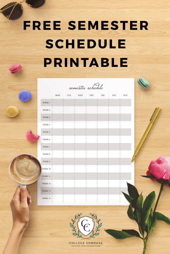 Free College Printables To Start Your Semester College Compass Free College Printables To Start Your Semester College Compass